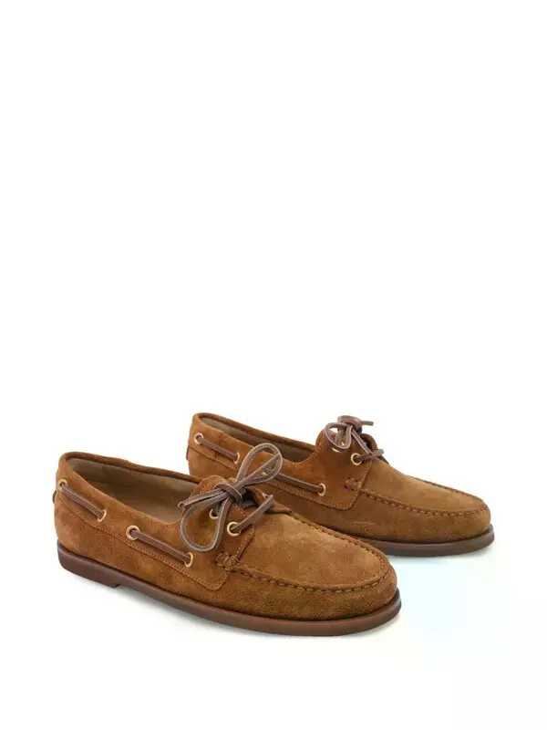 GIANVITO ROSSI Vandée Suede Loafers