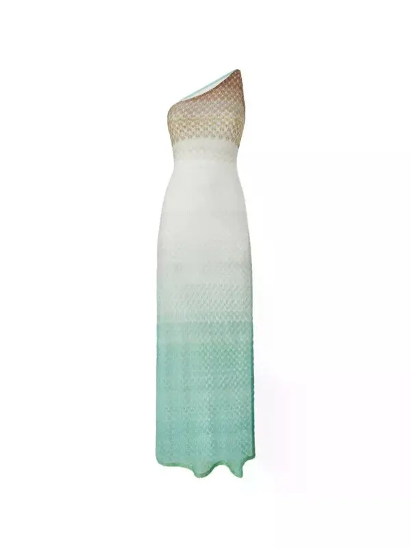 Missoni Ombré One-shoulder Dress - Neutrals