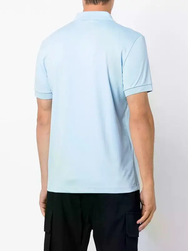 Lacoste Logo-patch Cotton Polo Shirt - Blue