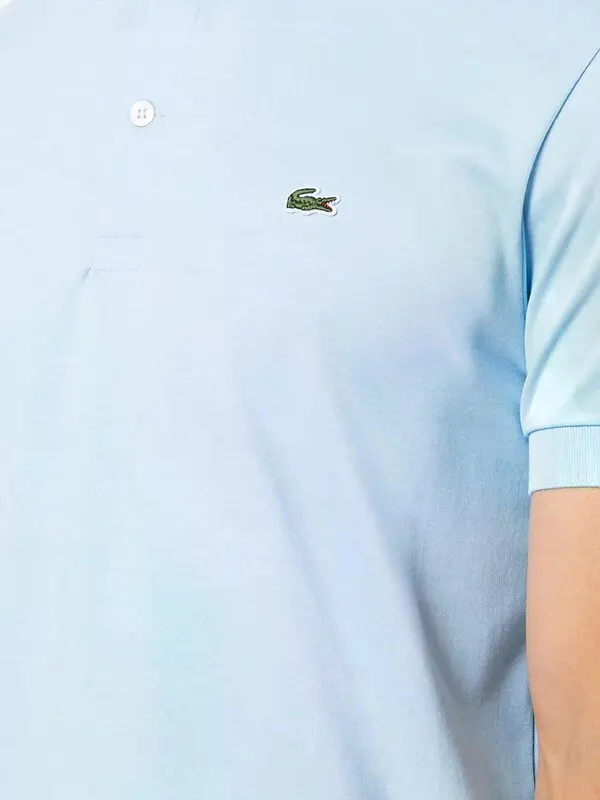 Lacoste Logo-patch Cotton Polo Shirt - Blue