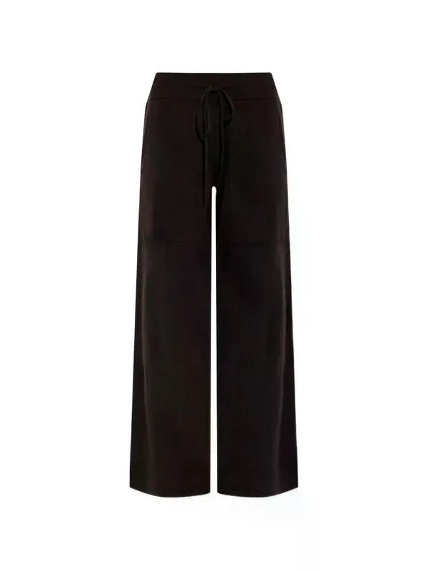 LISA YANG Cashmere Drawstring Pocket Trousers - Brown