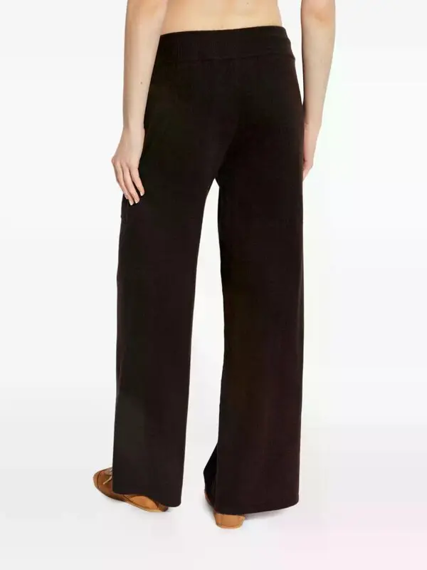LISA YANG Cashmere Drawstring Pocket Trousers - Brown