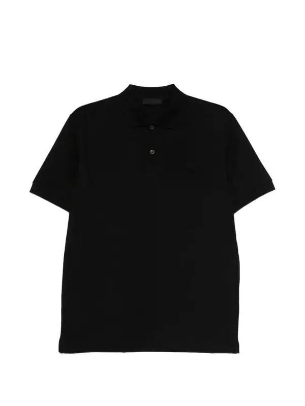 Prada Classic-collar Polo Shirt