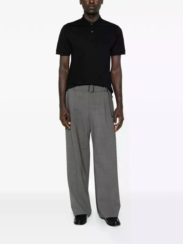 Prada Classic-collar Polo Shirt
