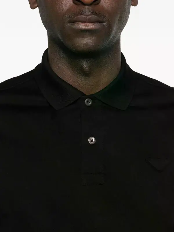 Prada Classic-collar Polo Shirt