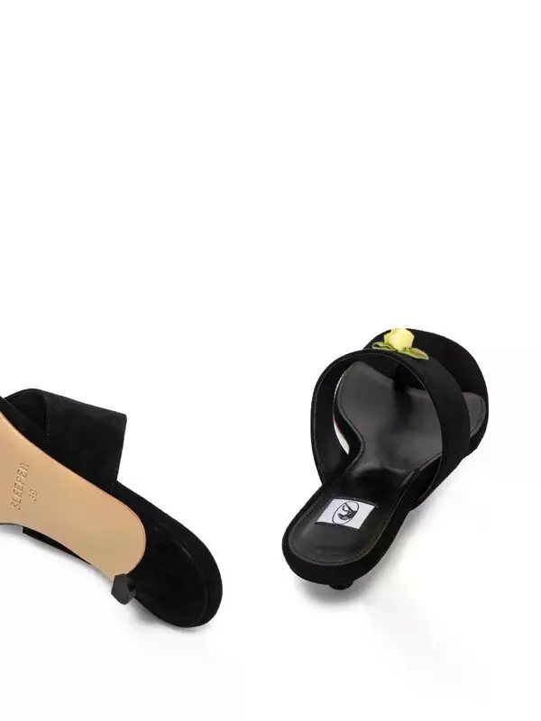 Sleeper Suede Kitten-heel Mules