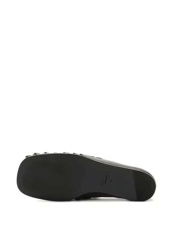 JIL SANDER Square-toe Loafers - Brown