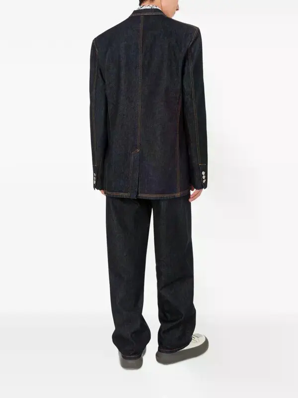 Moschino Patch-pocket Denim Blazer