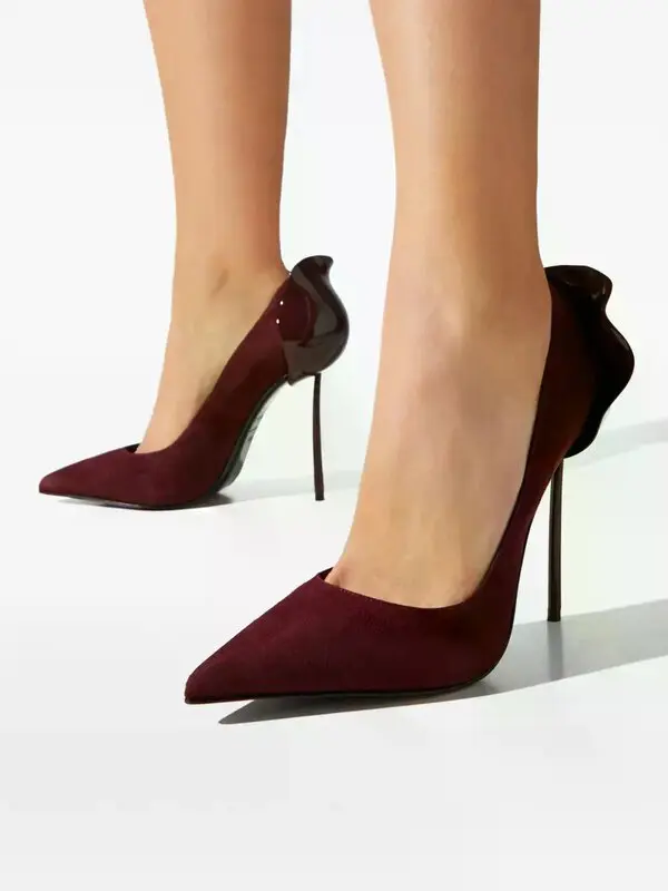 LE SILLA Petal Stiletto Heel Pumps - Red