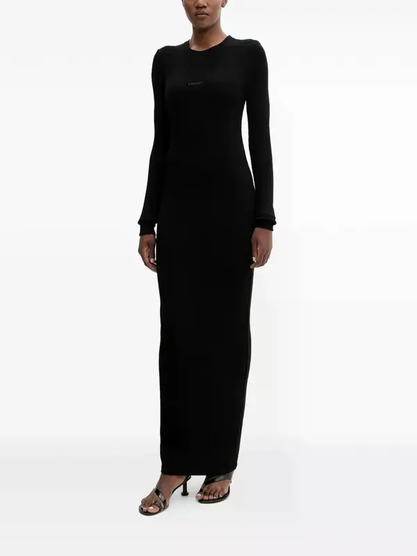 LA MANIA Long-sleeved Maxi Dress