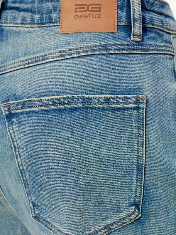 GESTUZ Cuffed Denim Jeans