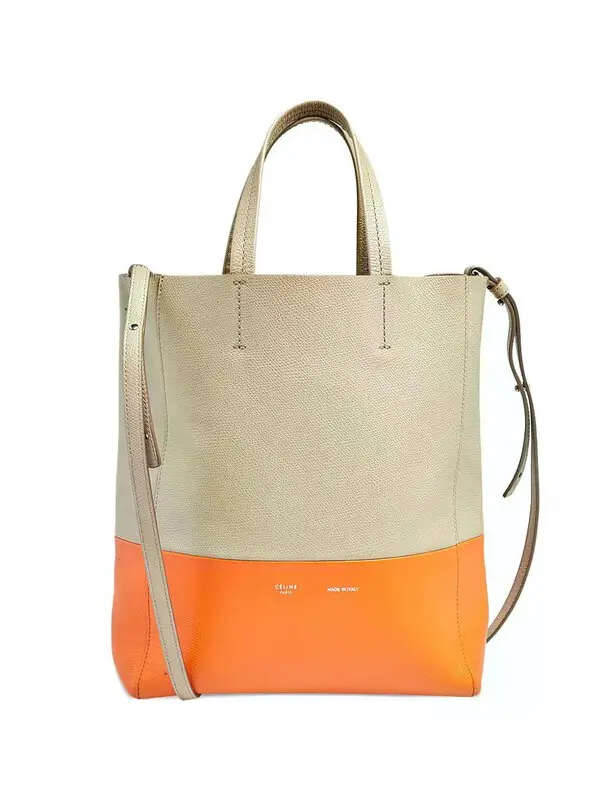 Celine Small Vertical Cabas Tote Bag - Neutrals