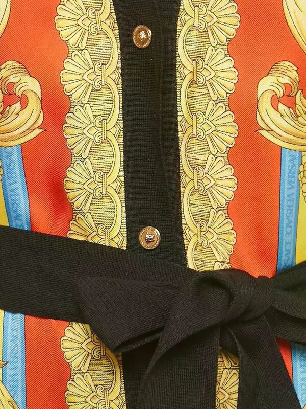 Versace Barocco-print Cardigan