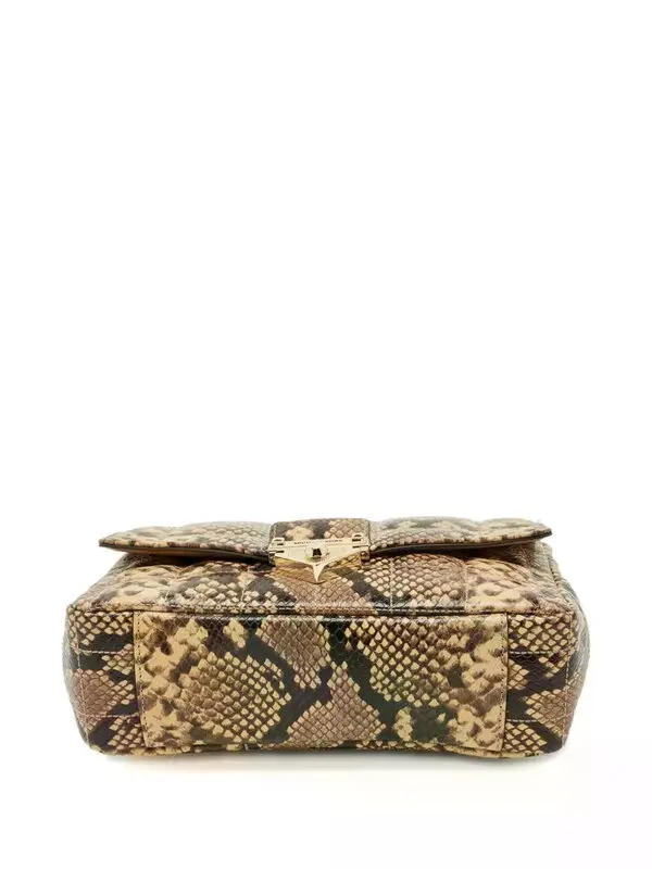 Michael Kors Large Soho Python-embossed Leather Shoulder Bag