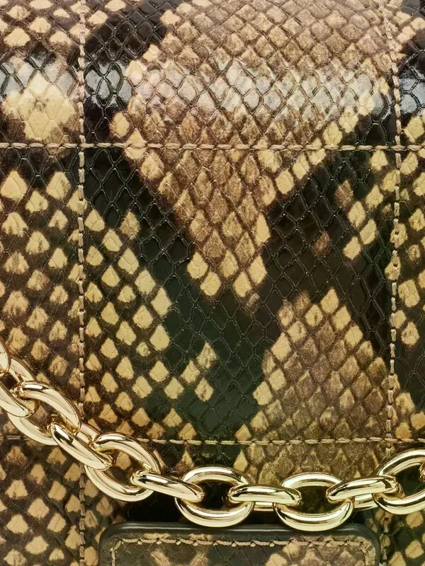 Michael Kors Large Soho Python-embossed Leather Shoulder Bag