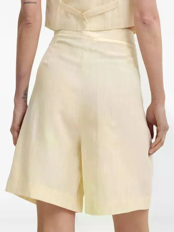 Liu Jo Pinstripe Pleated Shorts