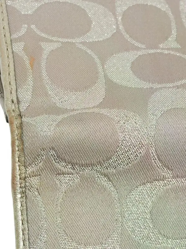COACH Monogram Buckle Wallet