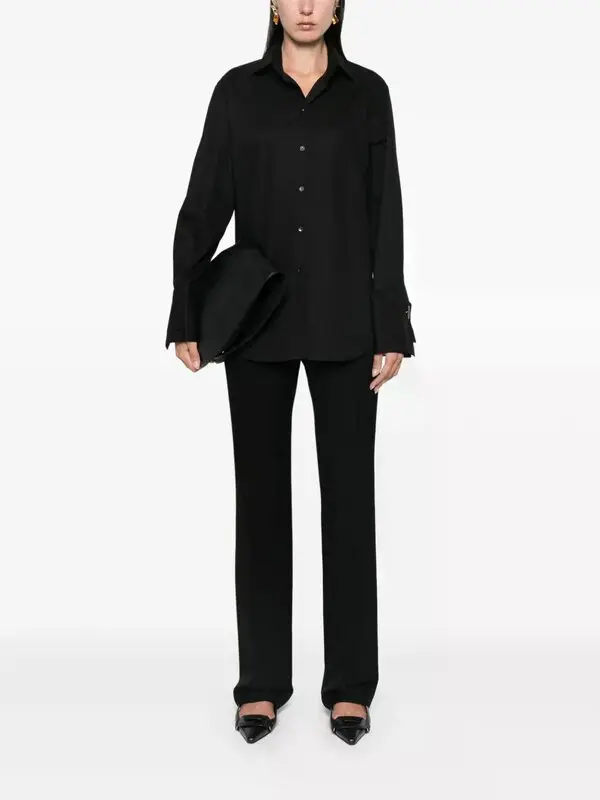 RÓHE Double-cuff Cotton Poplin Shirt