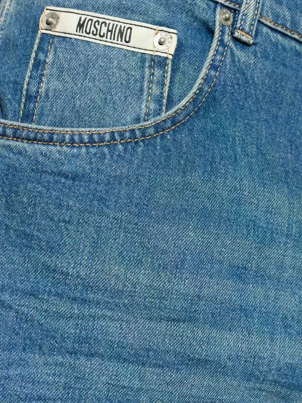 Moschino Wide Leg Pocket Jeans
