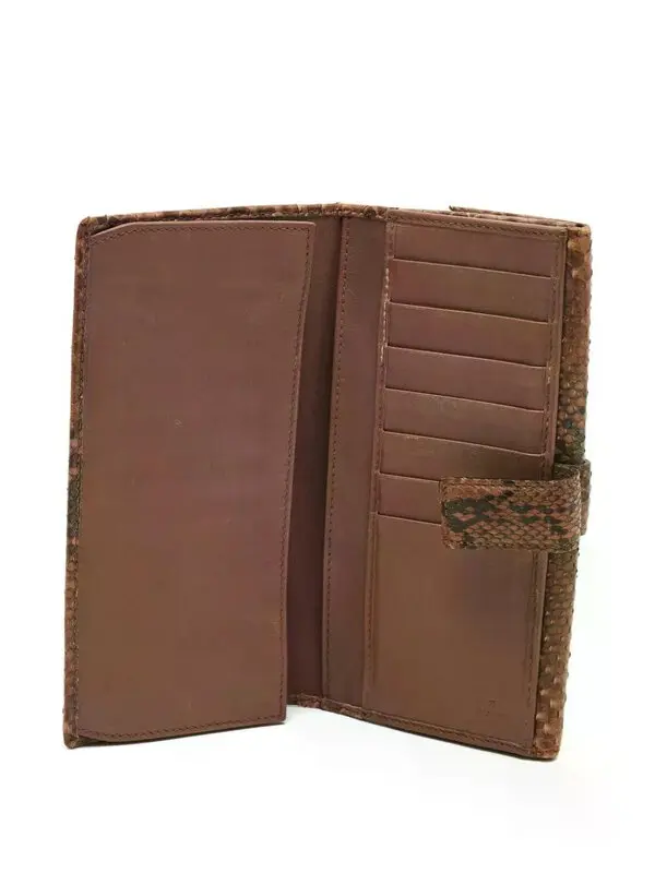 Gucci Spur Python Leather Wallet