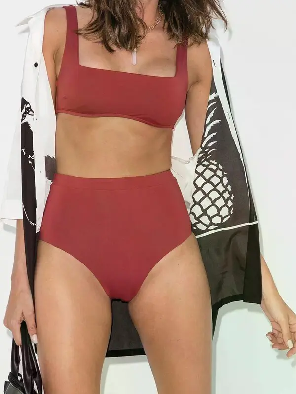 Bondi Born Aria Bikini Top - Red