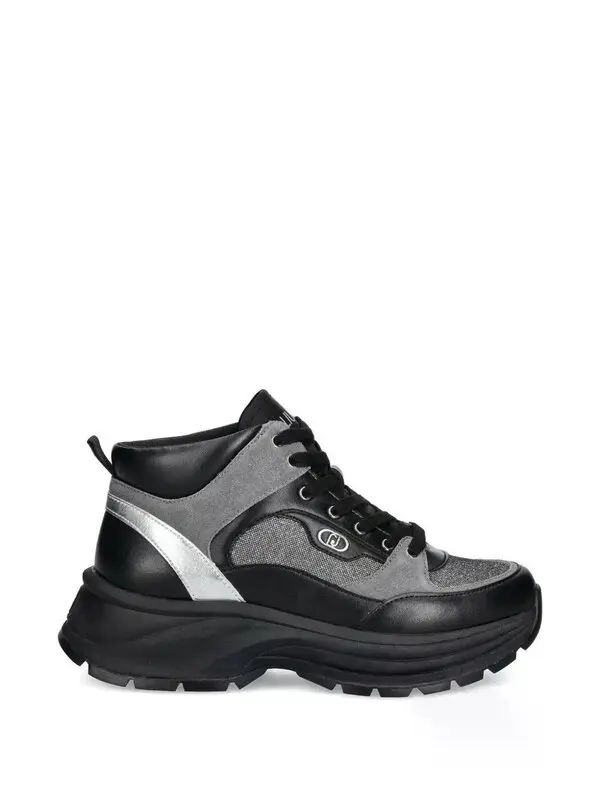 Liu Jo Platform Sneakers With Silver-tone Trim