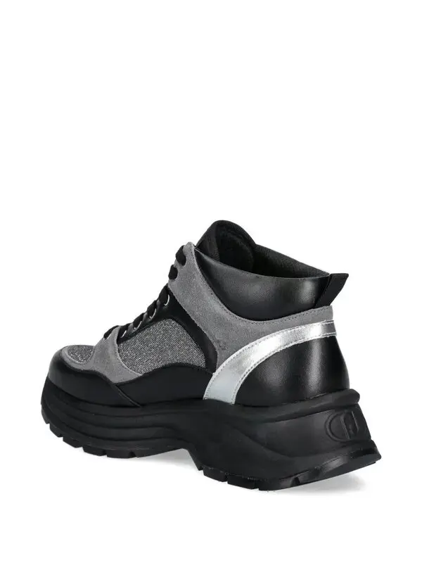 Liu Jo Platform Sneakers With Silver-tone Trim