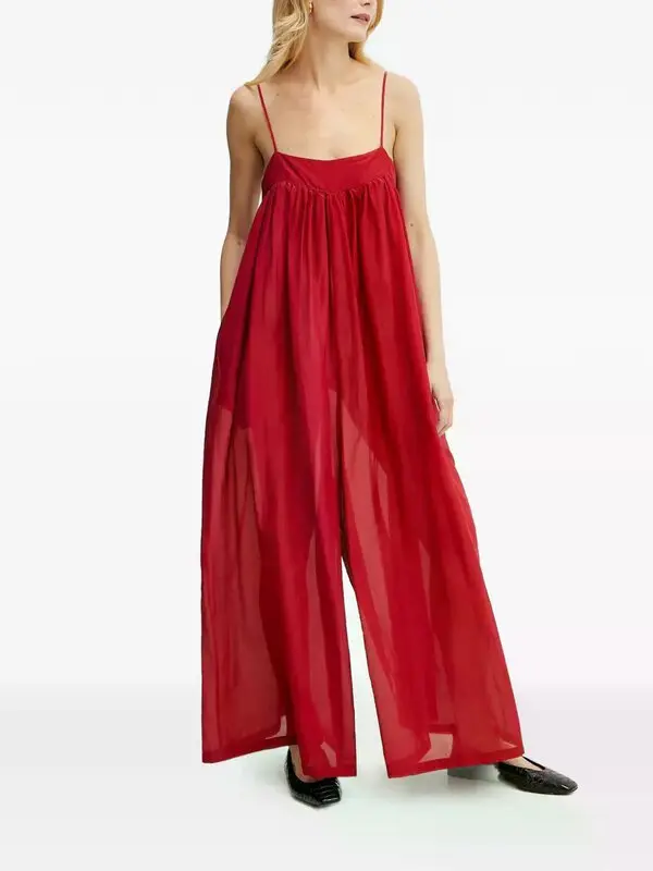 Liviana Conti Gathered Detail Wide-leg Jumpsuit
