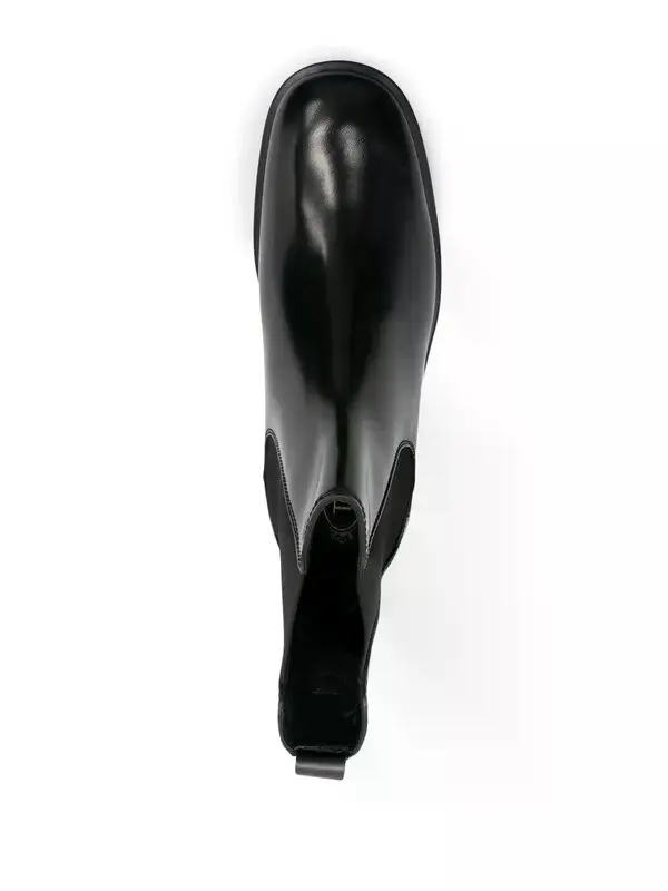 TOD'S Elasticated Leather Ankle Boots