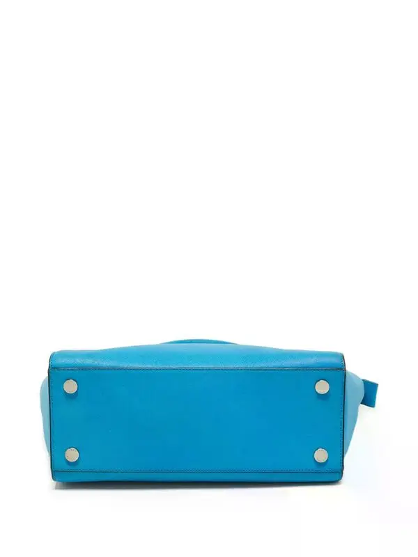 Michael Kors Selma Leather Tote Bag - Blue