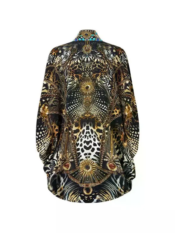 Camilla Crystal-embellished Cape
