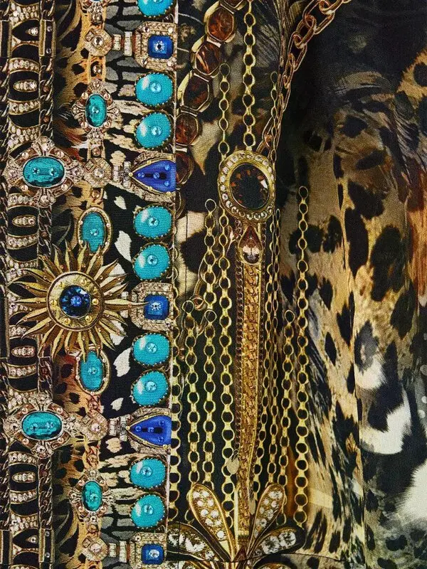 Camilla Crystal-embellished Cape