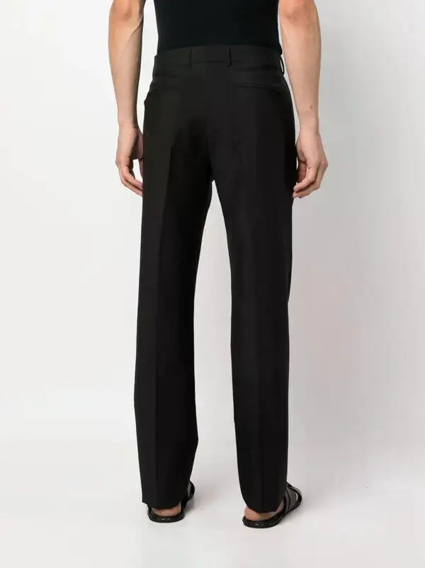 Versace Straight-leg Wool Trousers