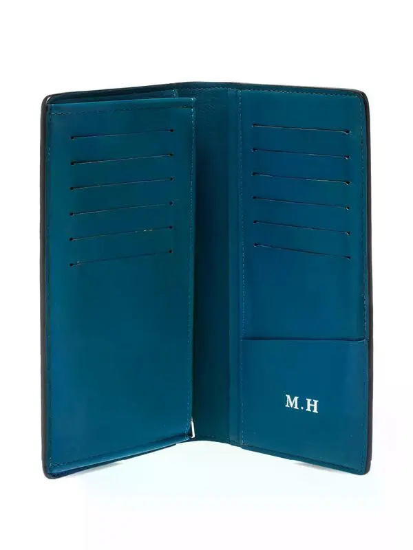 LOUIS VUITTON Brazza Taurillon Leather Wallet - Blue