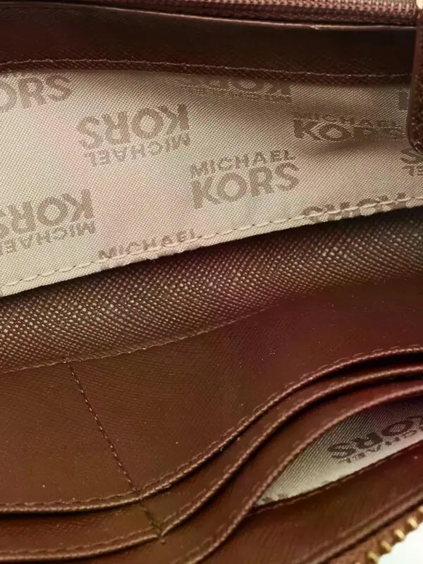 Michael Kors Signature Stud Zip-around Wallet