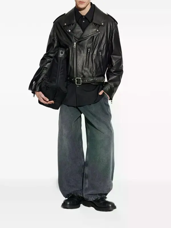 Loewe Belted Leather Jacket
