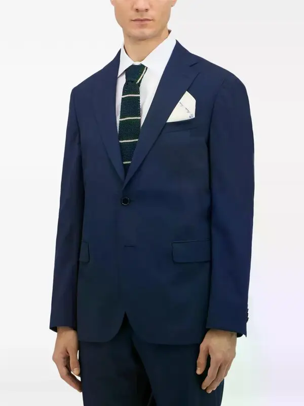 Brooks Brothers Buttoned Blazer - Blue