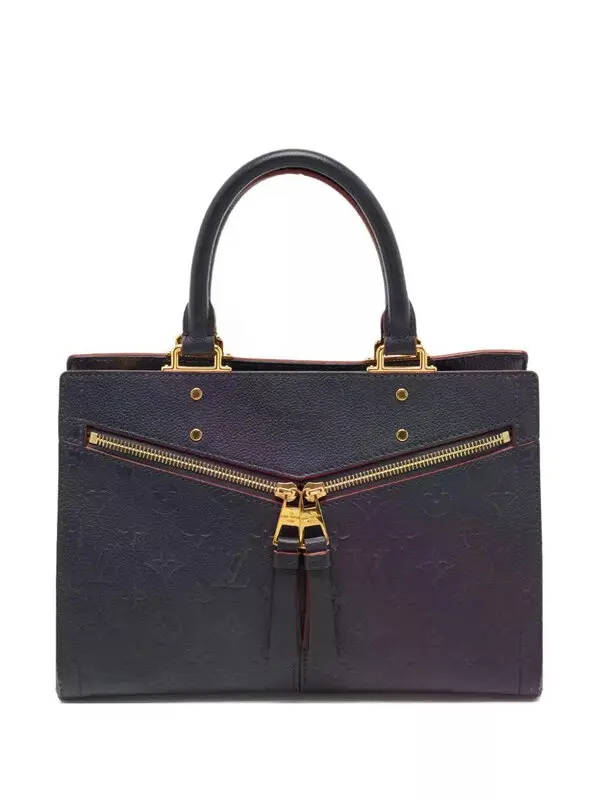 LOUIS VUITTON Sully Leather Tote Bag - Blue