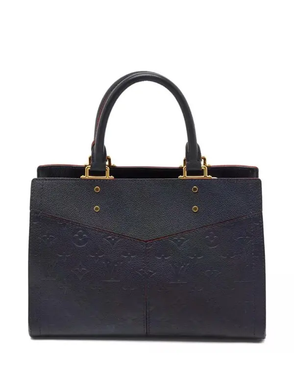 LOUIS VUITTON Sully Leather Tote Bag - Blue