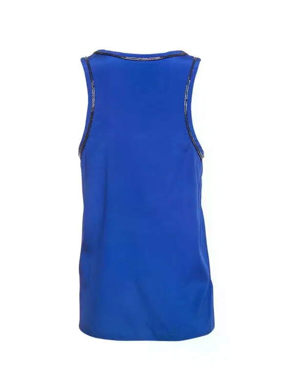 Roberto Cavalli Beaded Silk Top