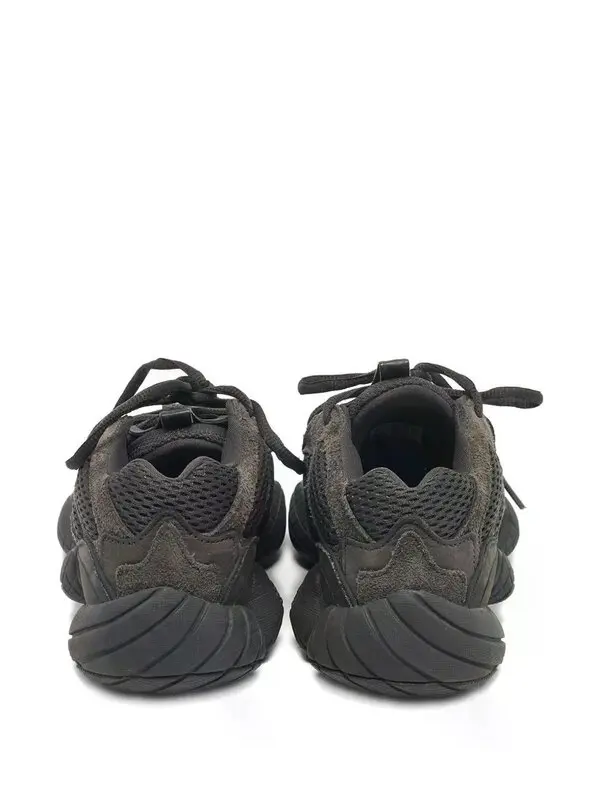 ADIDAS X YEEZY 500 Mesh Suede Sneakers - Black
