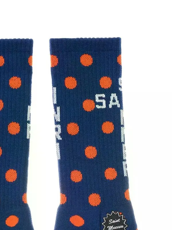 SAINT MXXXXXX Polka-dot Socks - Blue