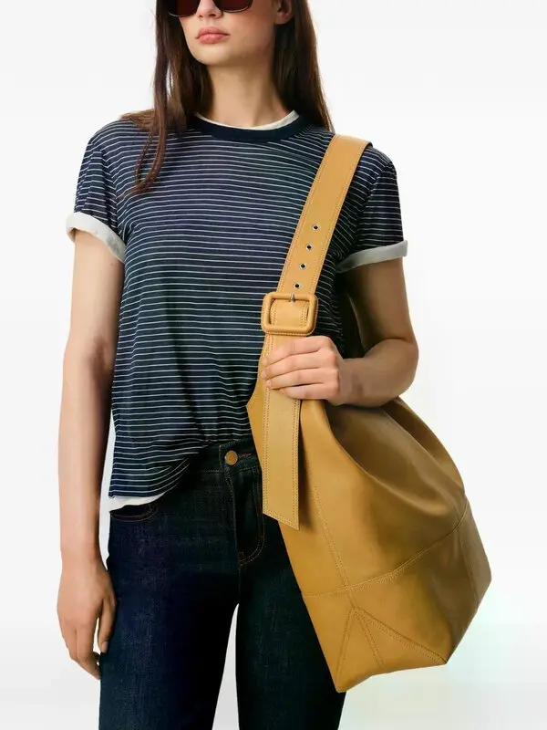 AMI Paris Large Etienne Leather Shoulder Bag