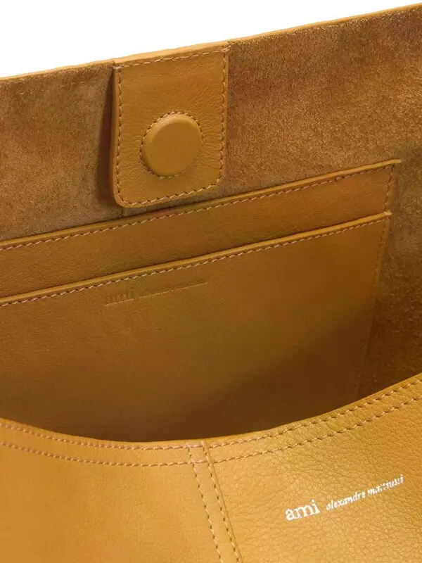 AMI Paris Large Etienne Leather Shoulder Bag