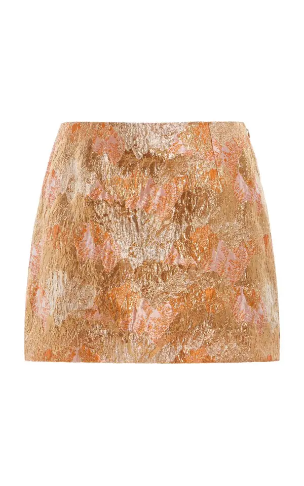 Renggli Brocade Mini Skirt - Print