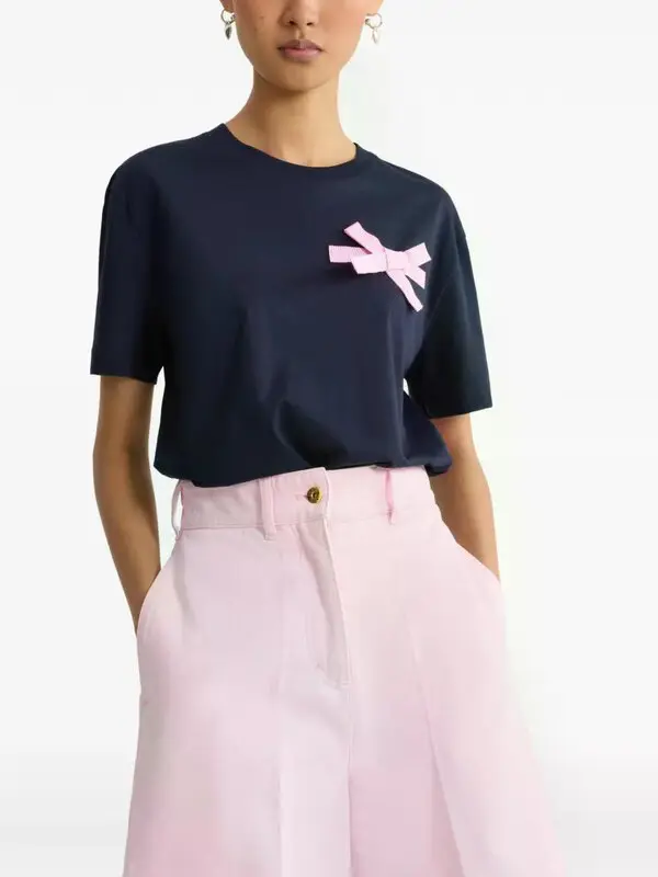 PATOU Bow-detail T-shirt
