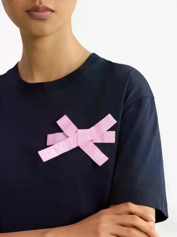 PATOU Bow-detail T-shirt