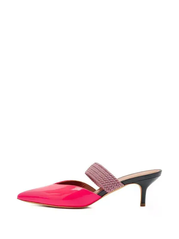 MALONE SOULIERS X Roy Luwolt Maisie Leather Slides - Pink