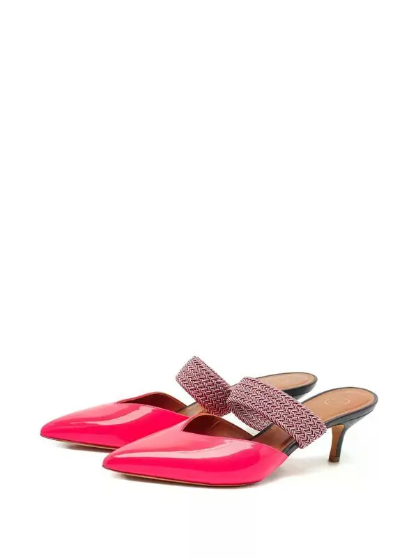 MALONE SOULIERS X Roy Luwolt Maisie Leather Slides - Pink