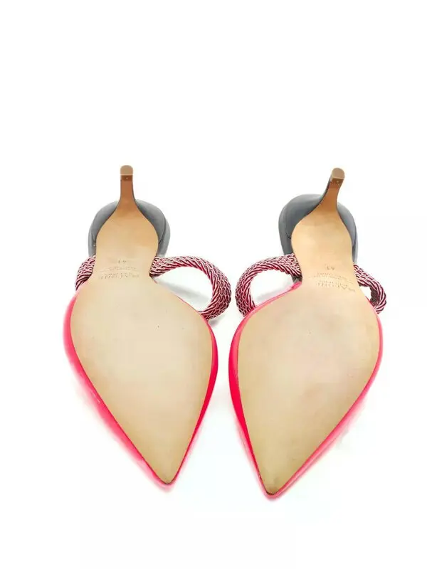 MALONE SOULIERS X Roy Luwolt Maisie Leather Slides - Pink
